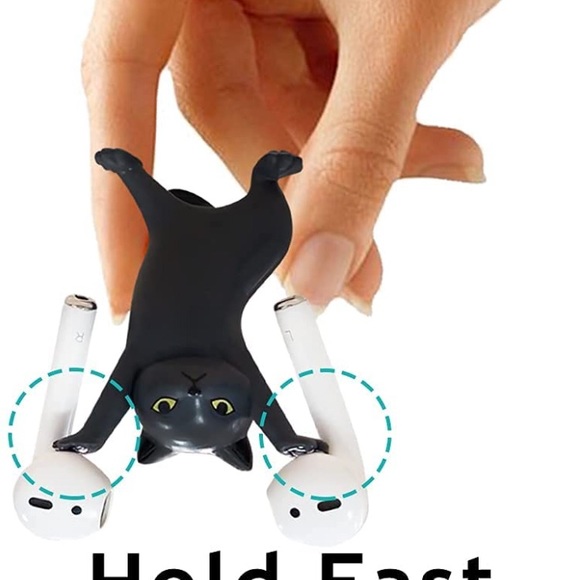 Accessories | Magnetic Cute Cat Airpod Holder Headphone Stand | Poshmark